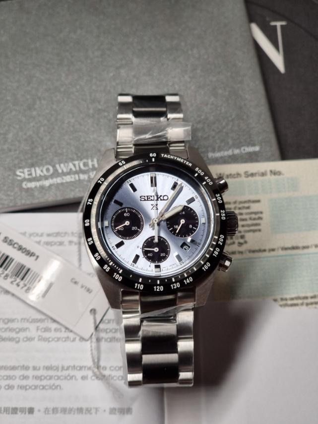 Seiko Speedtimer Ice Panda, Luxury, Watches on Carousell