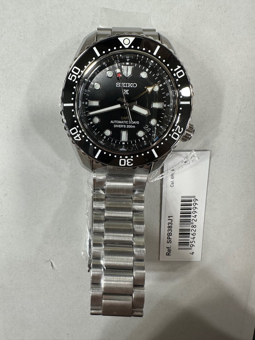 Seiko GMT SPB383 SPB383J SPB383J1, Men's Fashion, Watches & Accessories ...