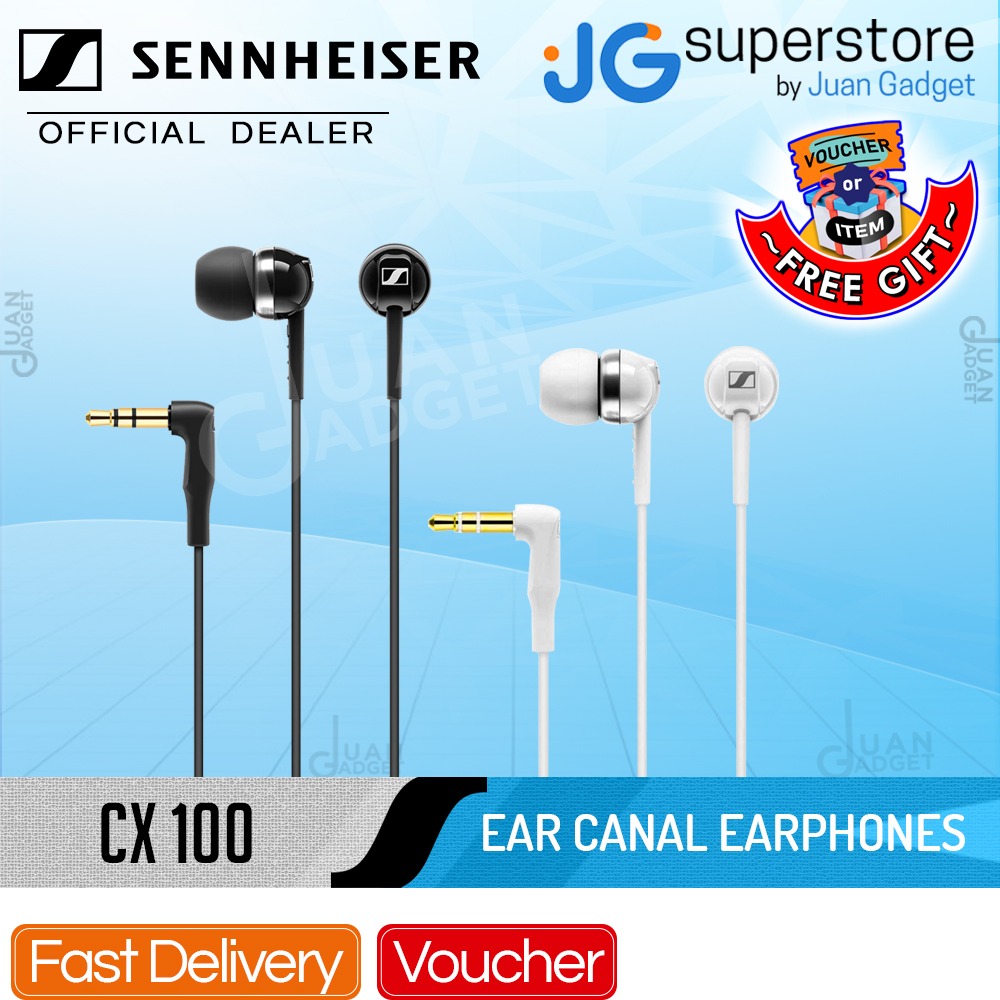 Sennheiser CX 100 Ear Canal Earphones | JG Superstore, Photography ...