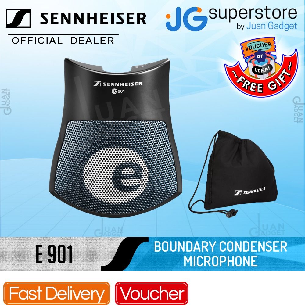 Sennheiser E901, E 901 Boundary Condenser Microphone for Kick Drums | JG Superstore, Photography ...