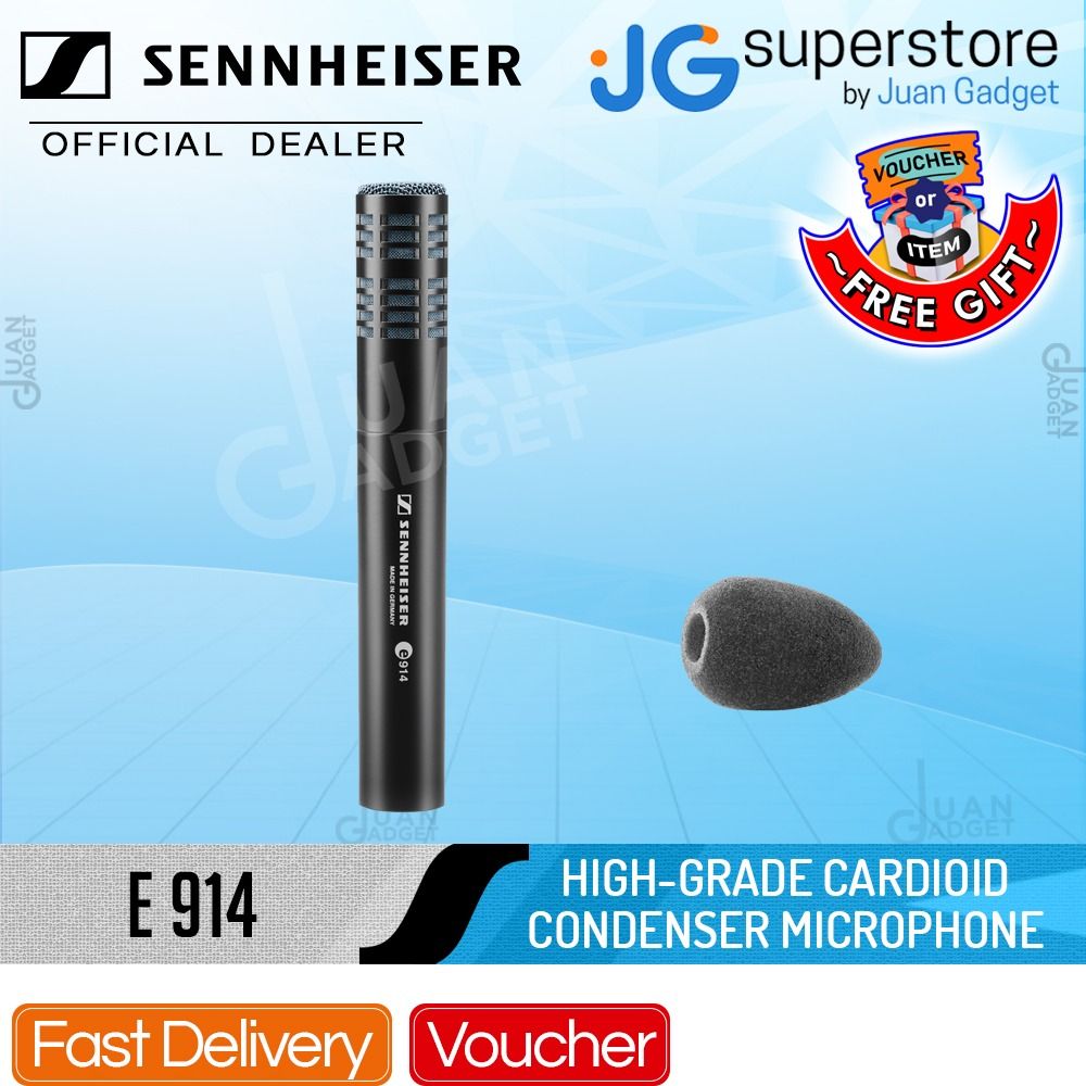 Sennheiser E 914 High-Performance Condenser General Instrument Microphone | JG Superstore ...