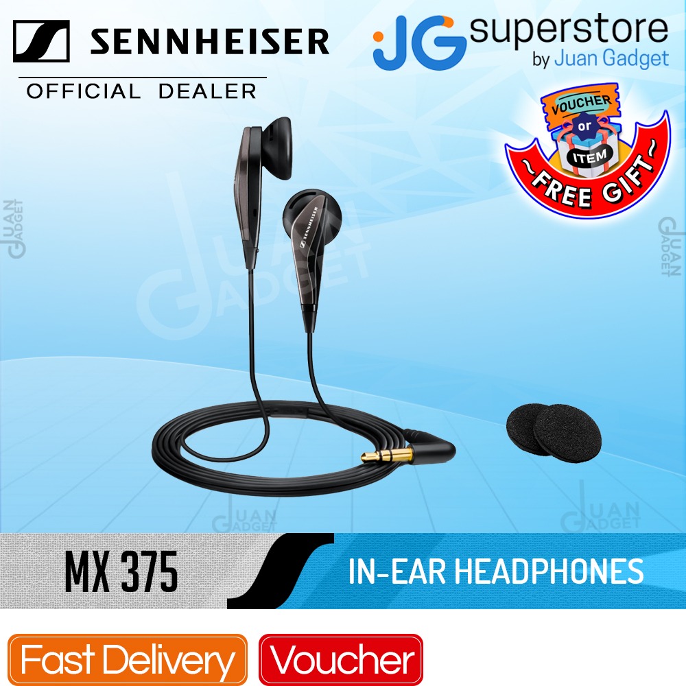 Sennheiser MX 375 In-Ear Headphones | JG Superstore, Photography ...
