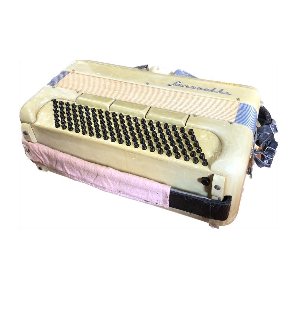 1950s SERENELLI Italian Piano Accordion 120 Bass Vintage Classic with ...