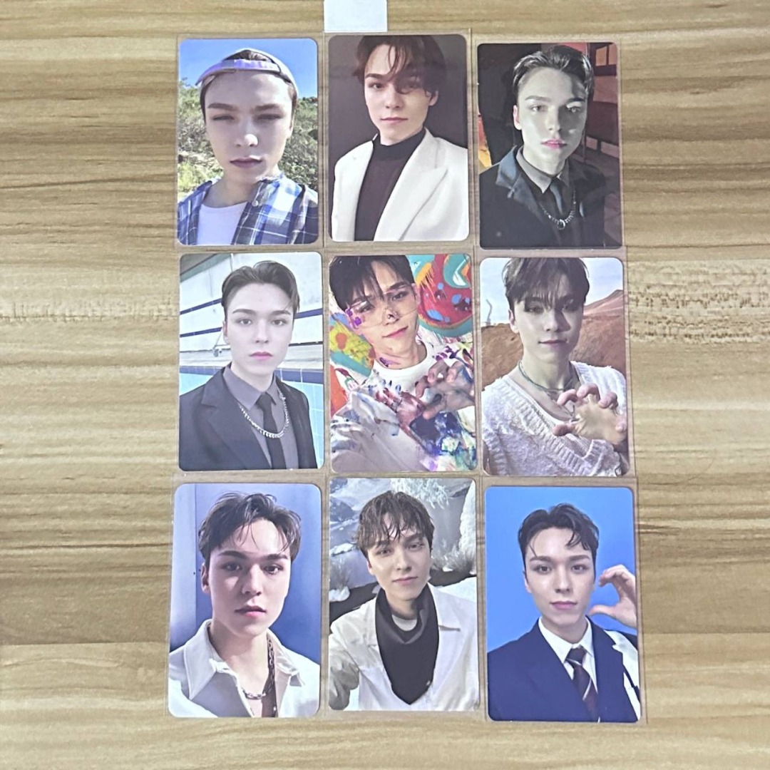 SEVENTEEN VERNON PHOTOCARD SECTOR17 FACE THE SUN ATTACCA DREAM CARAT ...
