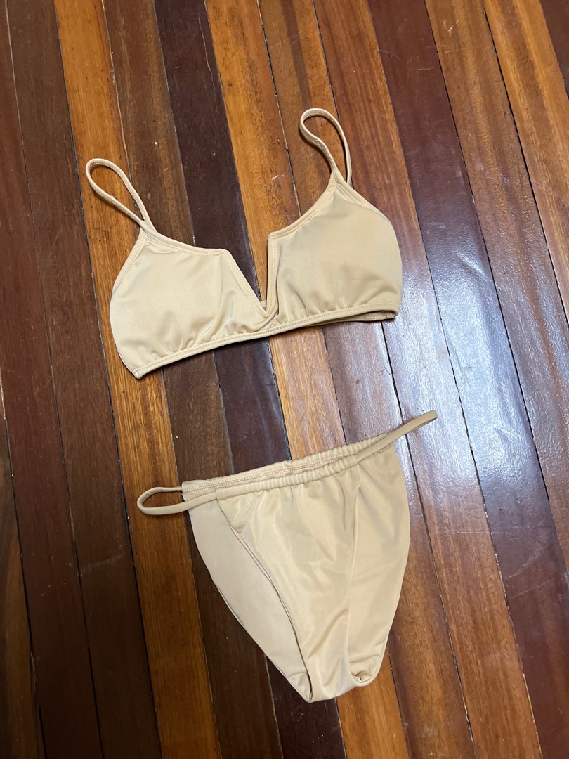 SewLocal Tan Bikini, Women's Fashion, Swimwear, Bikinis & Swimsuits on ...