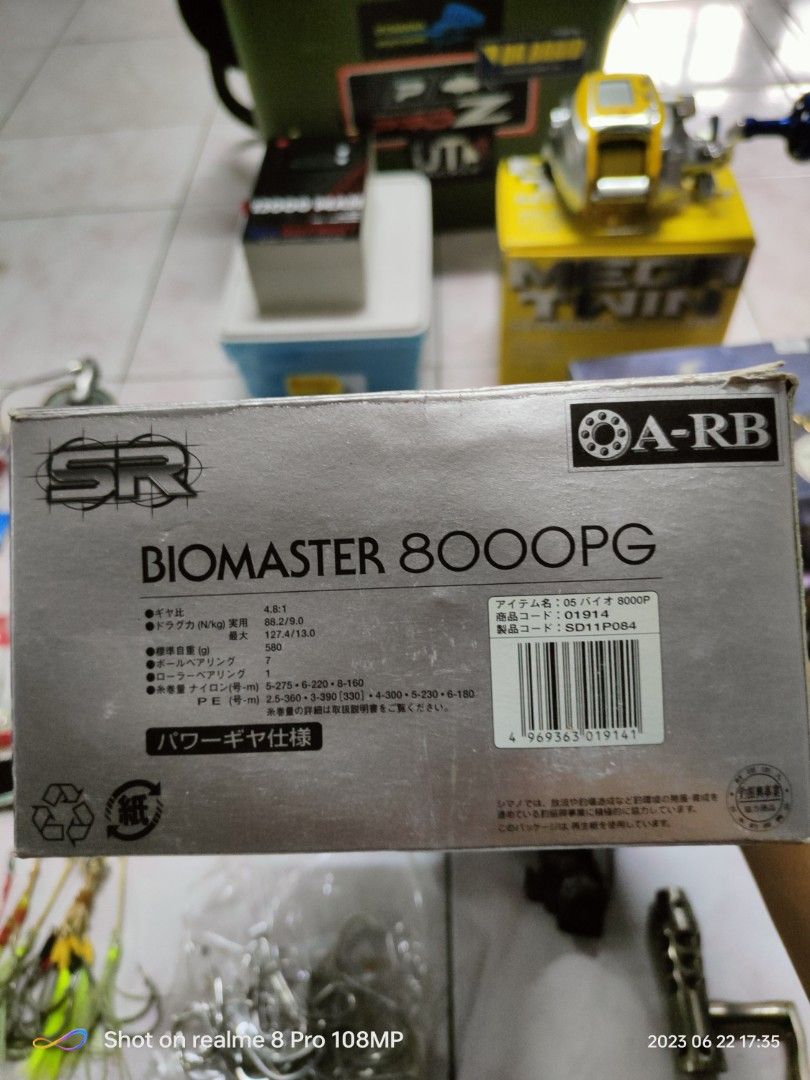 Shimano biomaster 8000pg, Sports Equipment, Fishing on Carousell