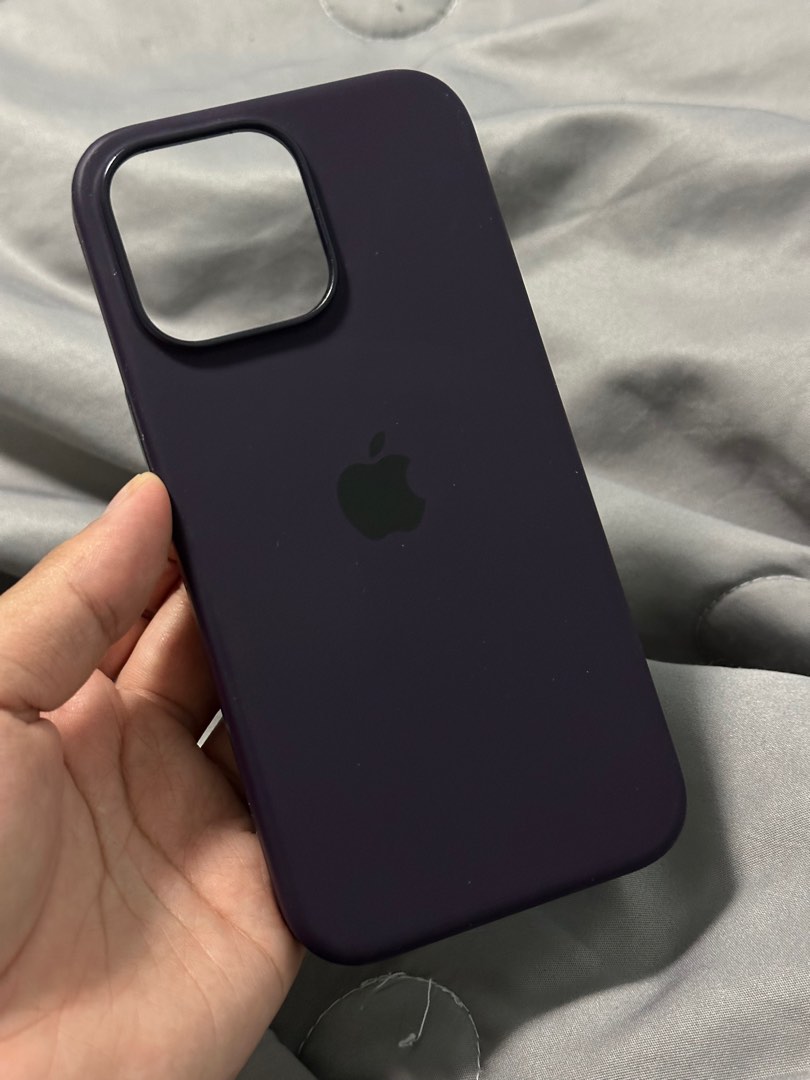 Silicone Purple Magsafe Case - for iPhone 14 Pro Max, Mobile Phones ...