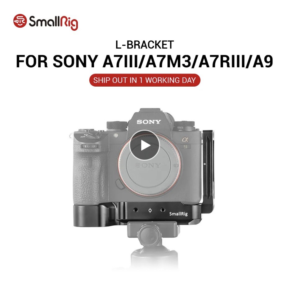SmallRig Quick Release A7R3 L Plate for Sony A7M3 L-Bracket for Sony A7 III /A7R III Feature ...