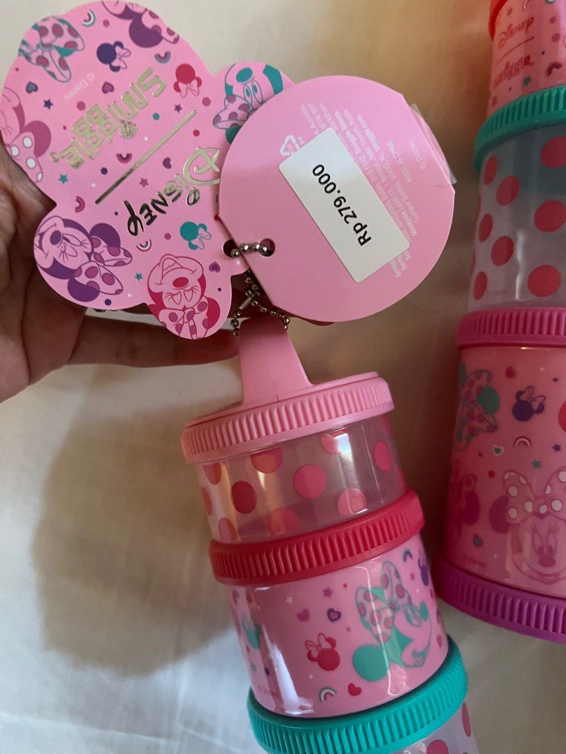 Smiggle Original Minnie Disney Snack Box Tower Stacker Lunch Bento ...