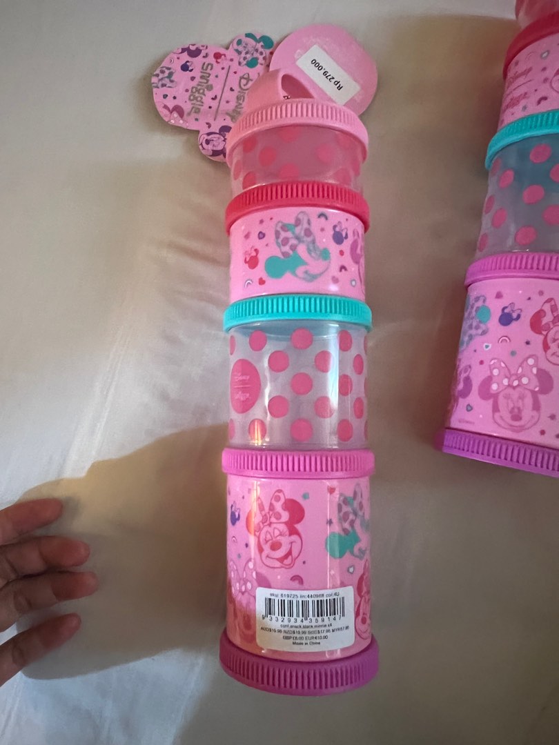 Smiggle Original Minnie Disney Snack Box Tower Stacker Lunch Bento ...