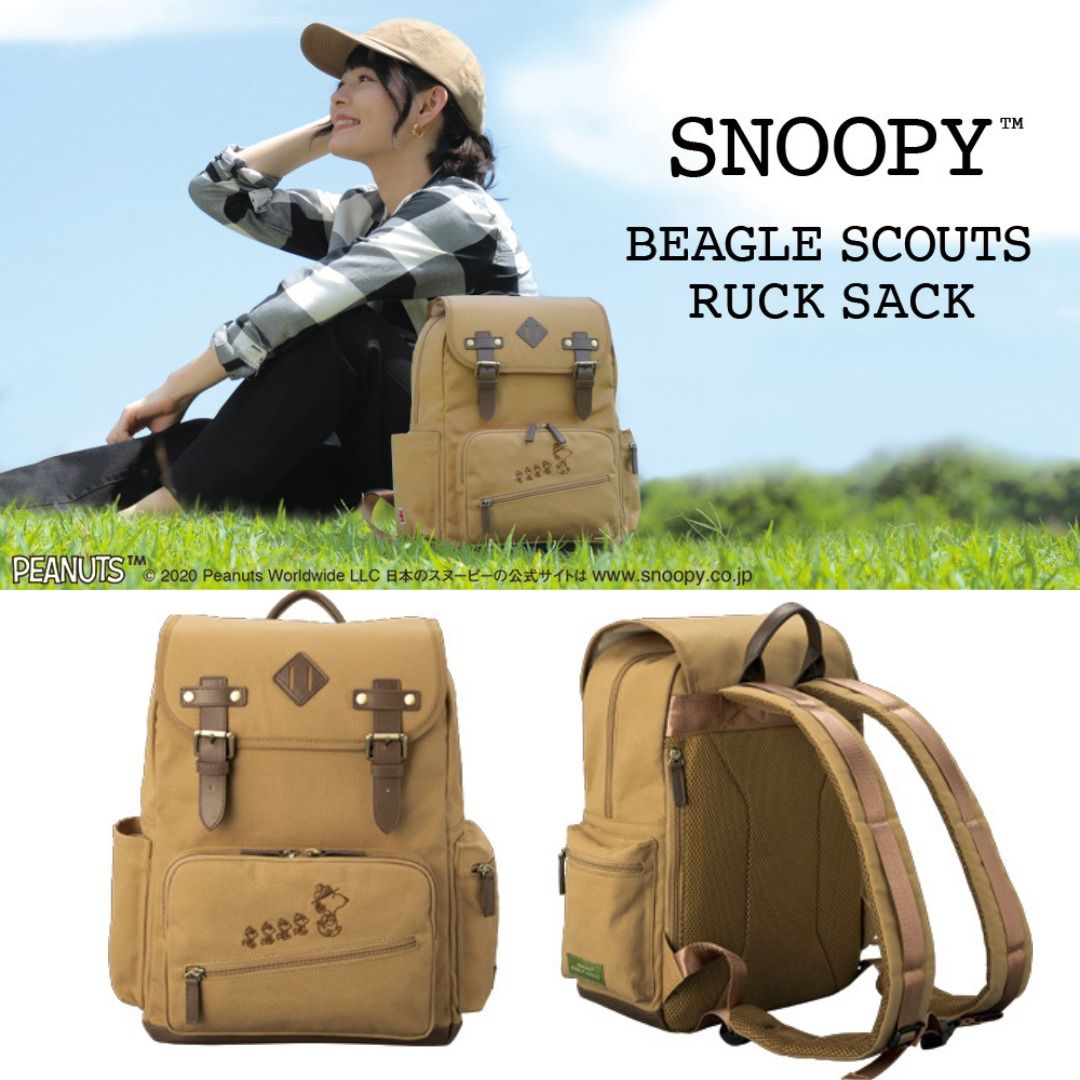 🇯🇵日本代購 Snoopy Beagle Scouts Ruck Sack Snoopy背囊 Snoopy backpack, 興趣及遊戲 ...