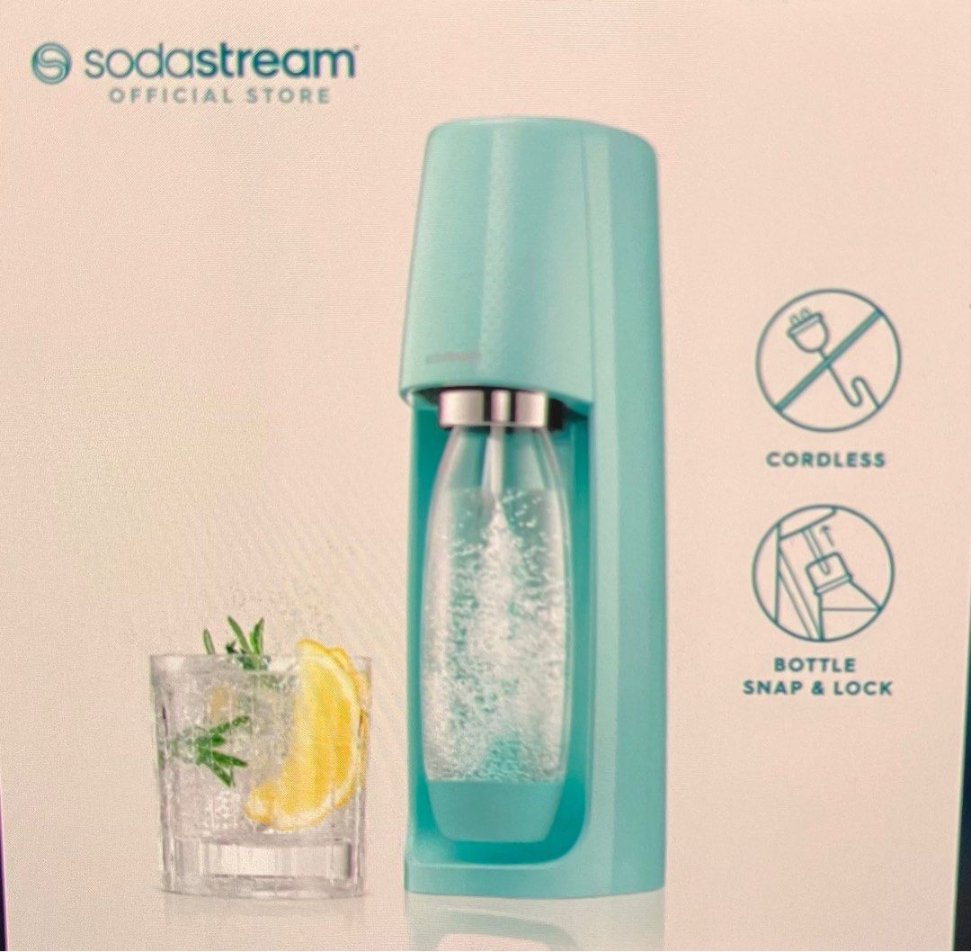 SodaStream spirit icy blue sparkling water making, TV & Home Appliances ...