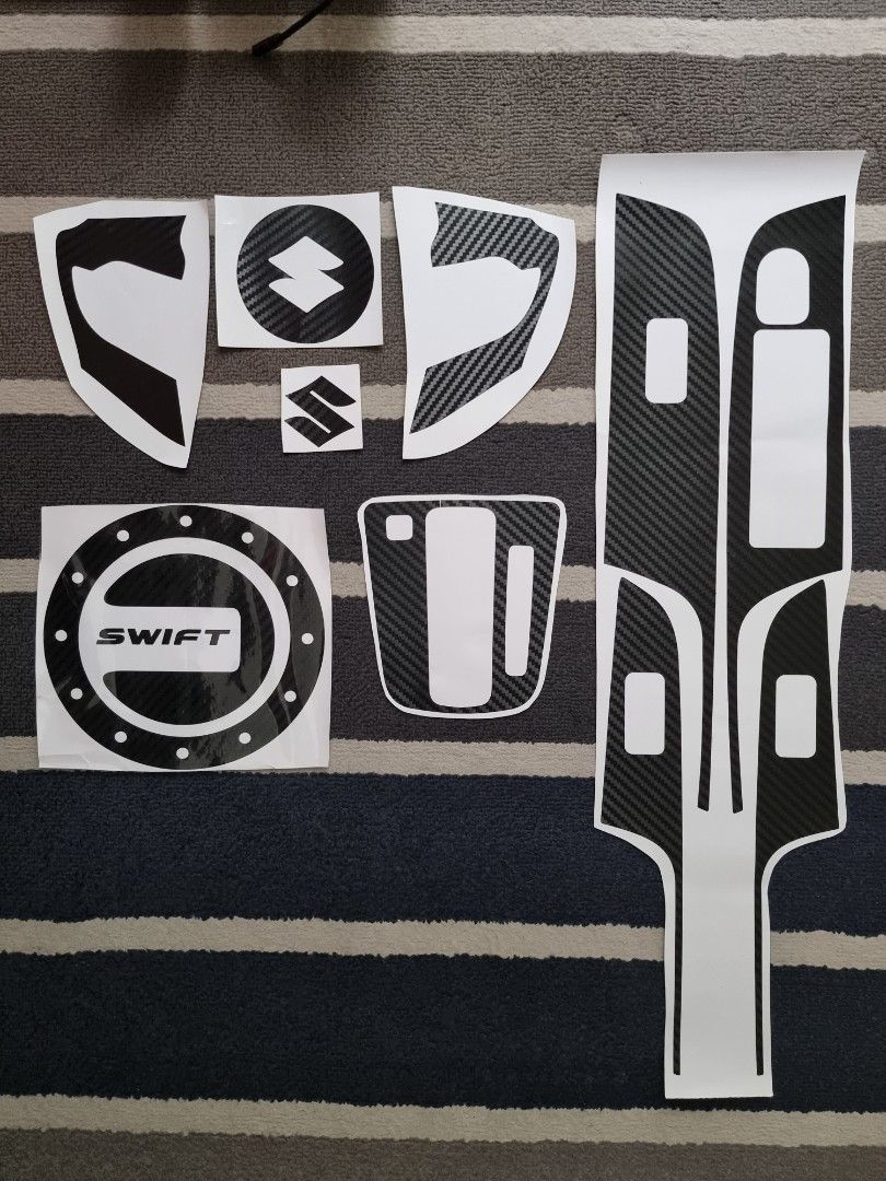Suzuki Swift decal sticker, Car Accessories, Accessories on Carousell