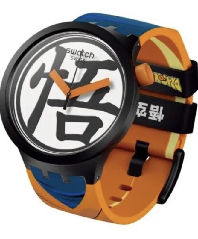 Swatch X dragonball z goku watch, Men's Fashion, Watches & Accessories ...