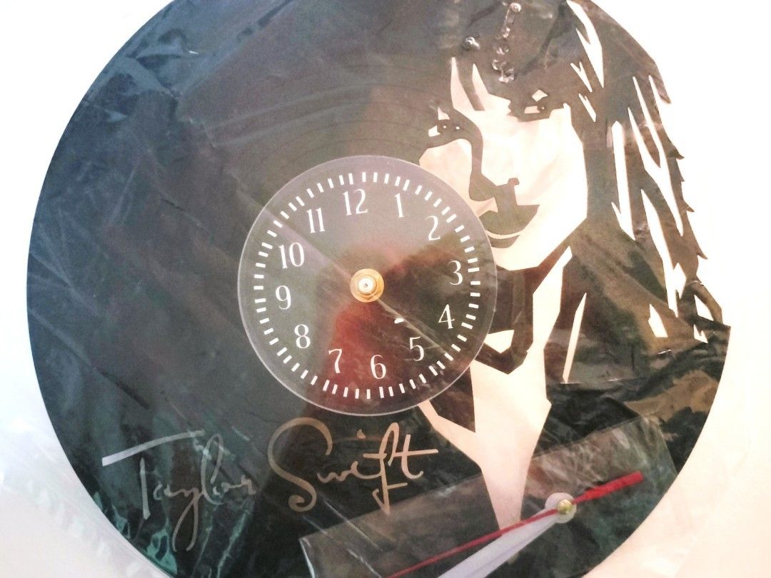 Taylor Swift Clock, Furniture & Home Living, Home Decor, Clocks on ...