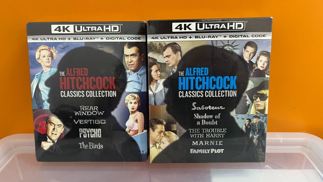 The Alfred Hitchcock Classics Collection, Vol 1 & 2, 4K Blu-ray, 興趣及遊戲 ...