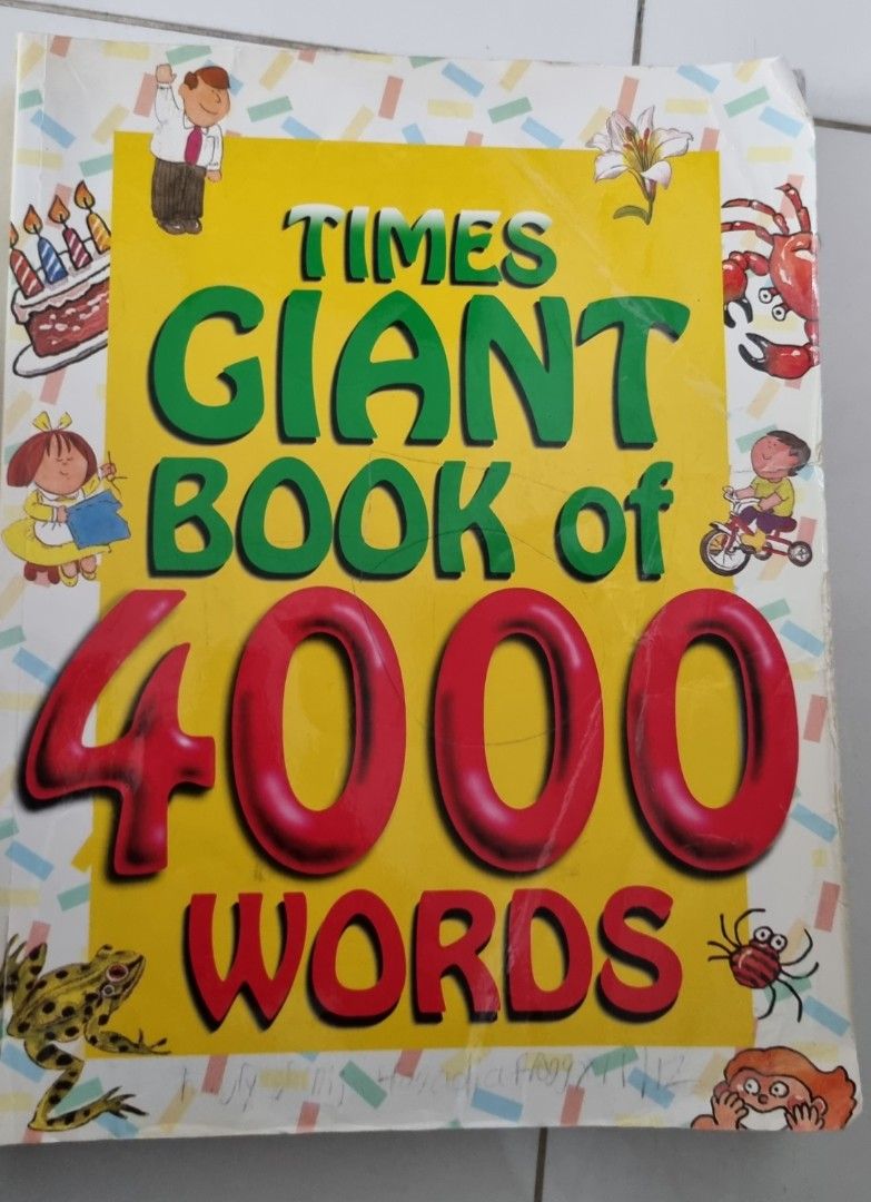 The giant book of 4000 words, Hobbies & Toys, Books & Magazines ...