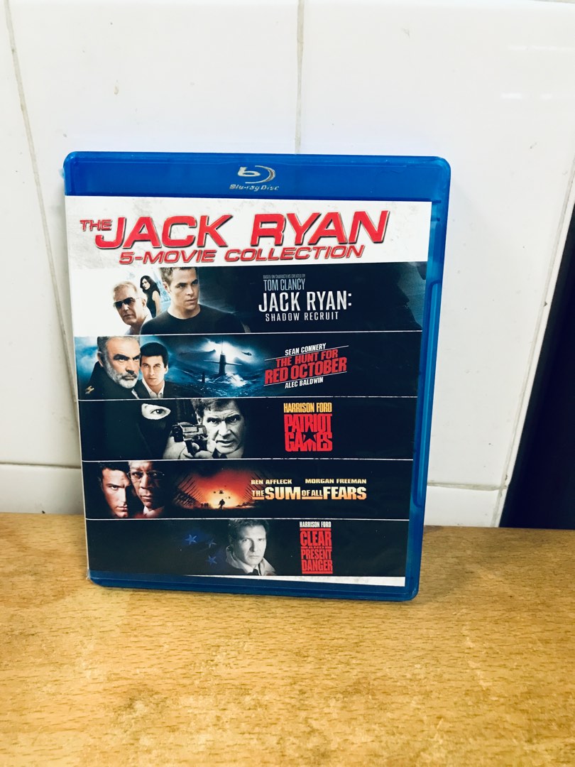 The Jack Ryan Collection-all 5 movies- Original and genuine Blu ray ...