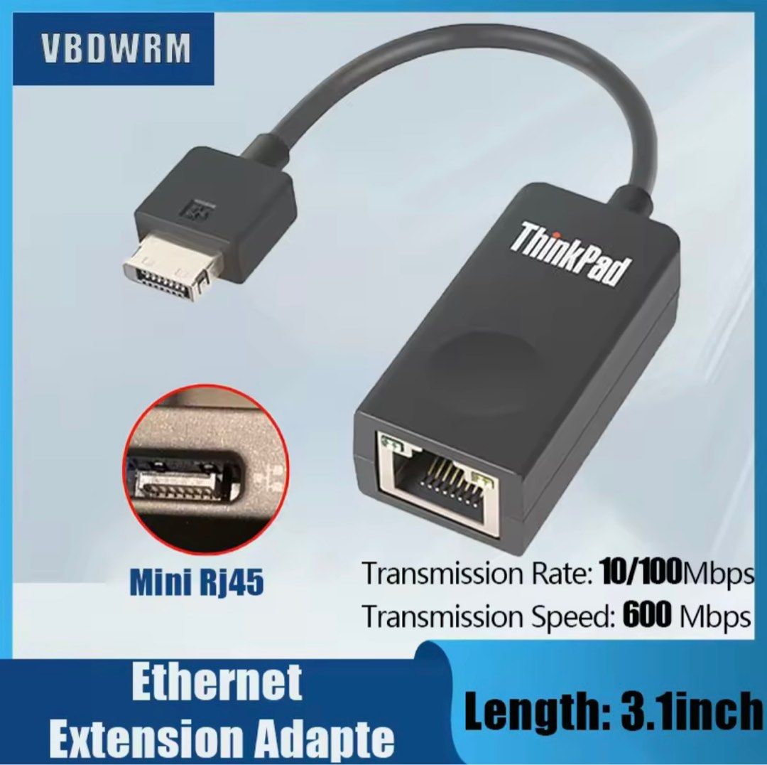 [thinkpad] Ethernet Extension Adapter Gen 2 Computers And Tech Parts And Accessories Cables