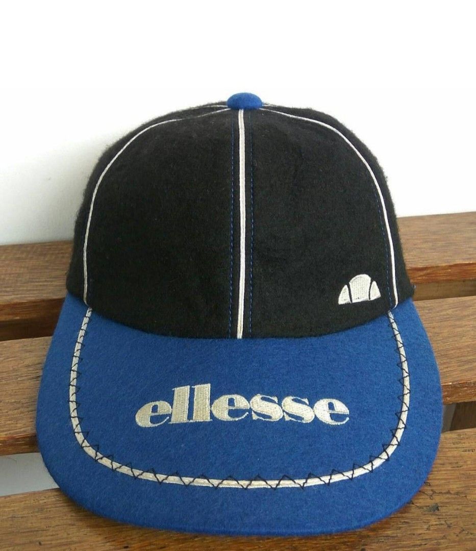 Topi Vintage 80's-90's ELLESSE Vertical Dive With Fleece / Ear Flaps ...