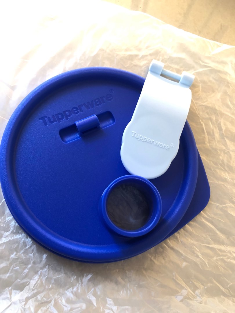 Tupperware Round Bottle Cap 1L /900Ml, Furniture & Home Living ...