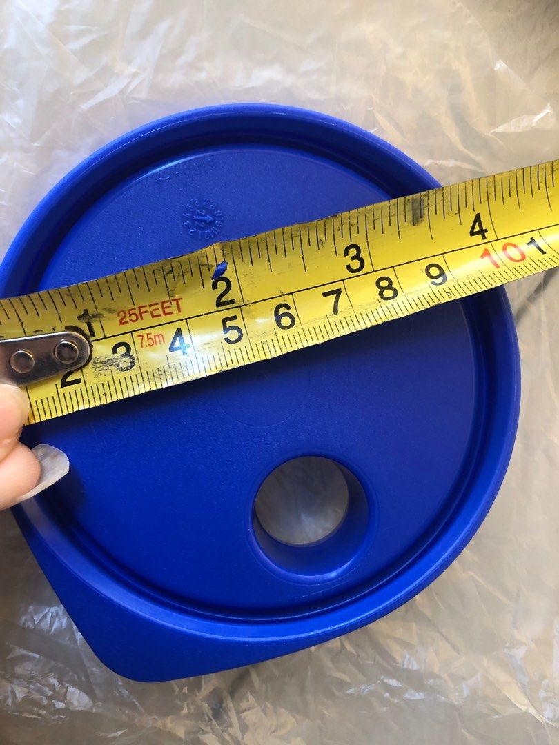 Tupperware Round Bottle Cap 1L /900Ml, Furniture & Home Living ...