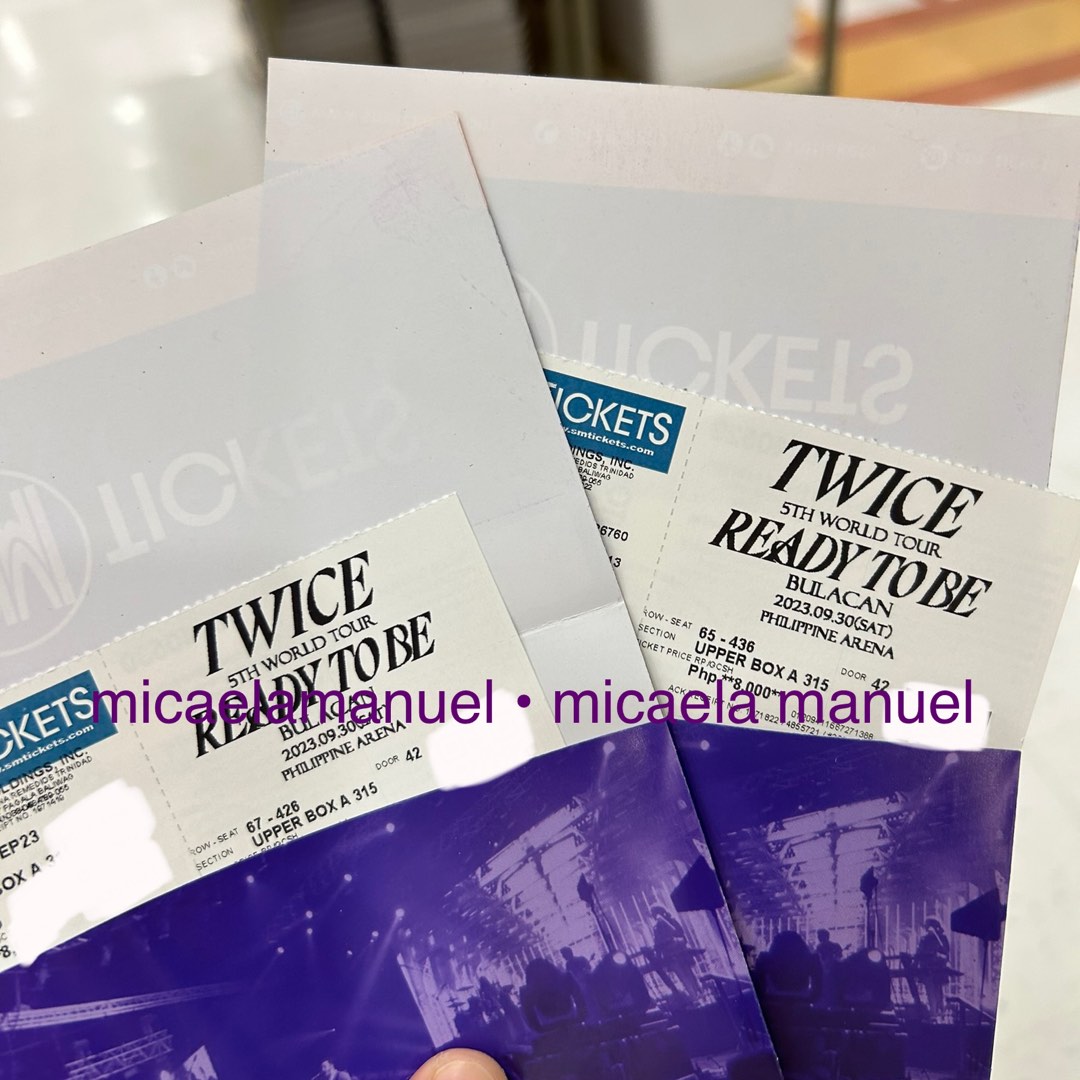 TWICE RTB DAY 1 TIX on Carousell