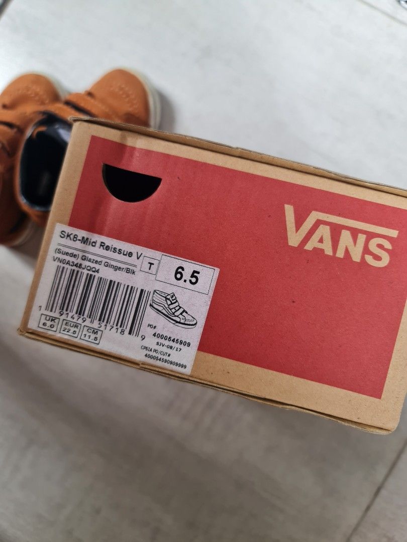 Vans kids mid rise shoes on Carousell