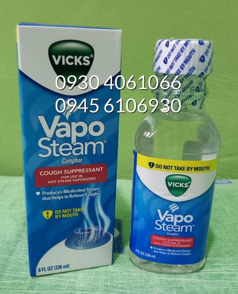 Vicks vaposteam liquid inhalant original 236 ml, Health & Nutrition ...