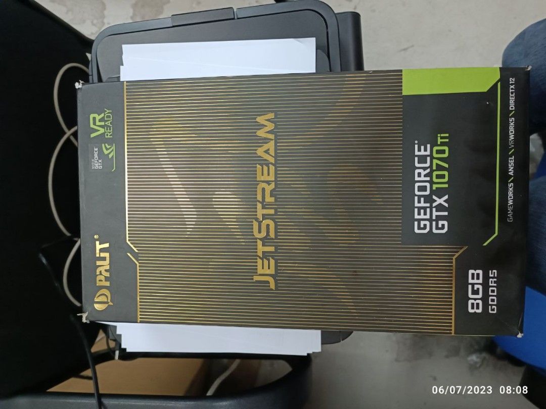 Videocard Palit JetStream GTX 1070 ti 8GB, Computers & Tech, Parts ...
