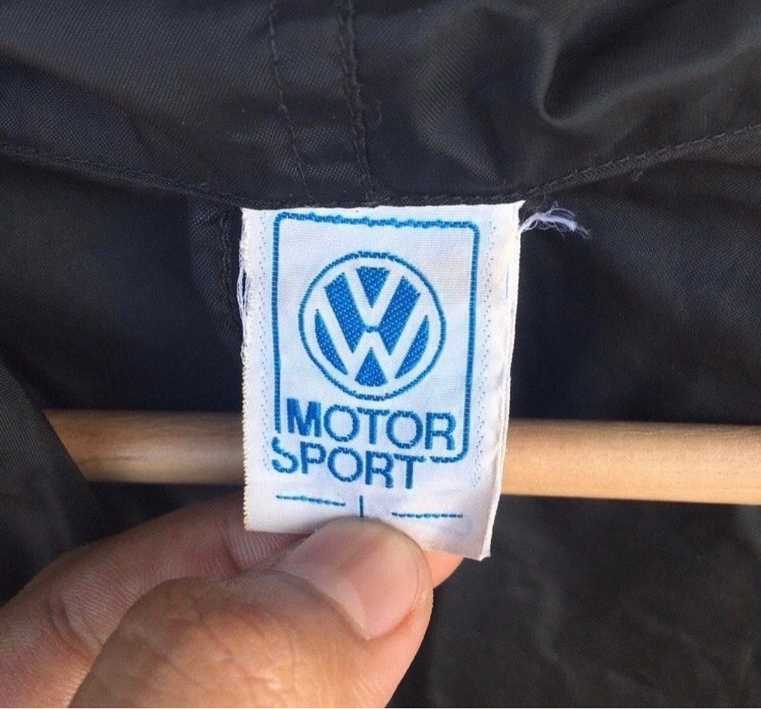 Vintage 80s 90s Volkswagen Motorsport Windbreaker Jacket, Men's Fashion ...