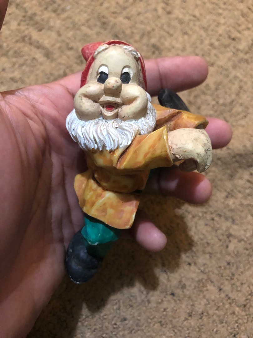 Vintage disney ceramic hanging dwarf on Carousell