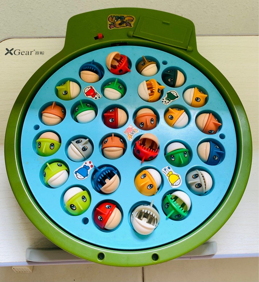 Vintage Fishing Game: 28 pieces (1980s by Playmates), Hobbies & Toys ...