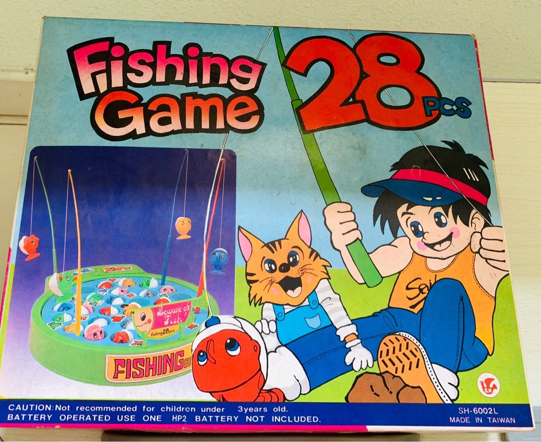 Vintage Fishing Game: 28 pieces (1980s by Playmates), Hobbies & Toys ...