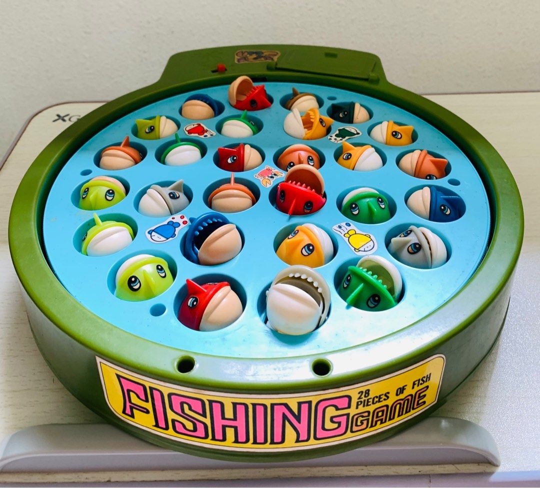 Vintage Fishing Game: 28 pieces (1980s by Playmates), Hobbies & Toys ...