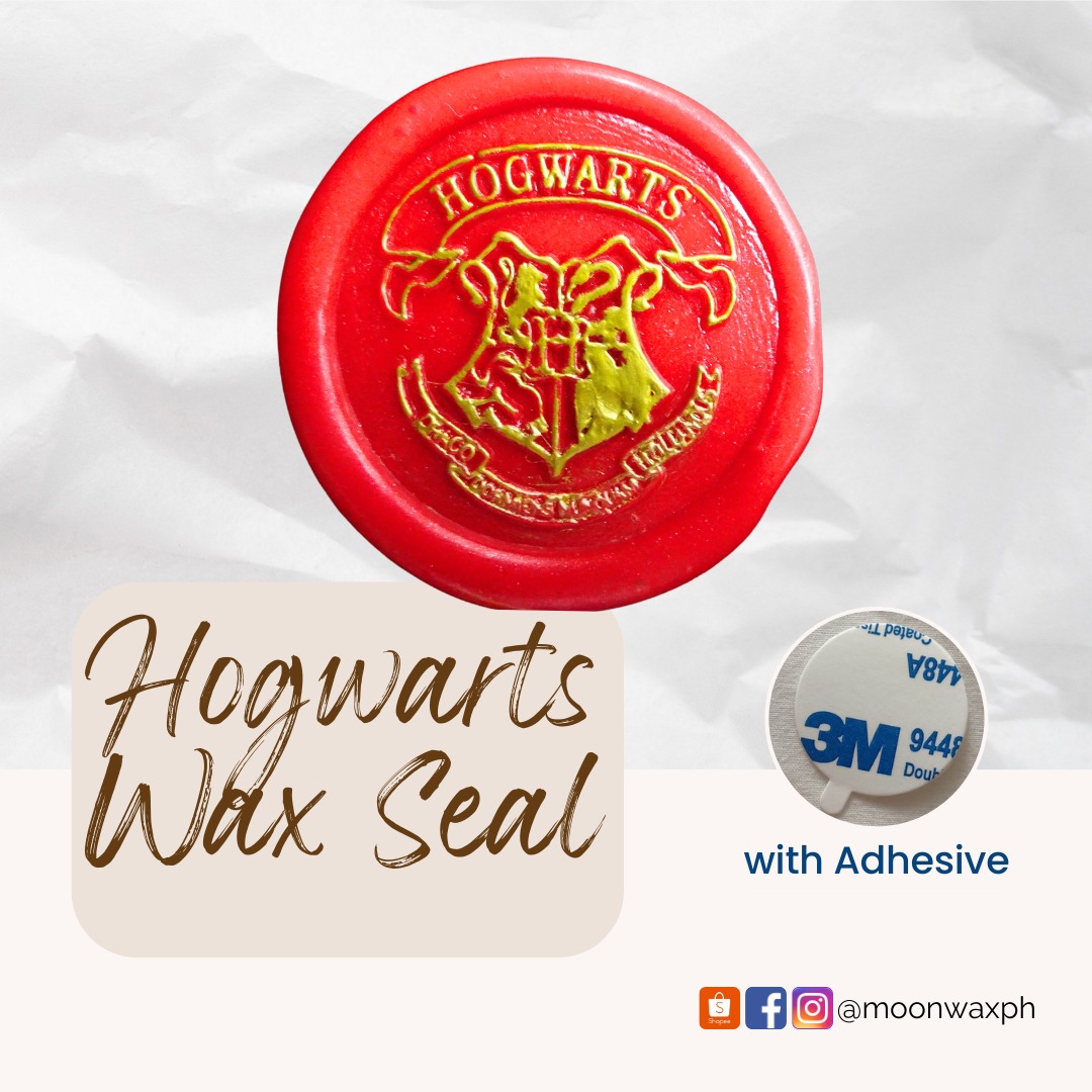 WAX SEAL HARRY POTTER HOGWARTS READY MADE RUSH READY TO USE WITH 3M ADHESIVE, DIY INVITATION ...