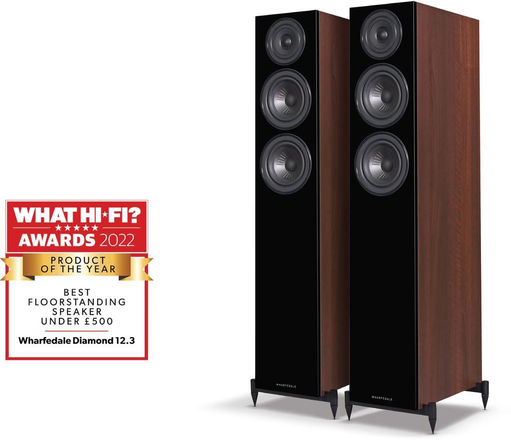 Wharfedale Diamond 12.3 (What Hi-Fi? Awards 2022 winner), Audio ...