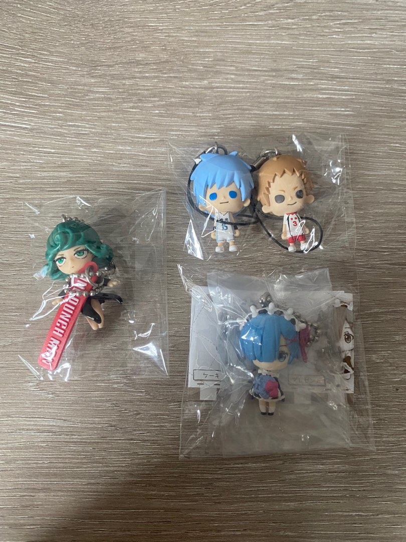 WTS one punch man, re zero, kuroko no basket, haikyuu gacha figures ...