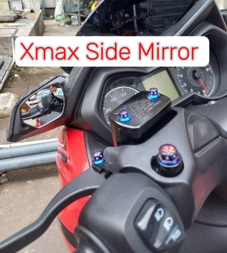 Xmax Side Mirror Xmax V1 V2 2023, Motorcycles, Motorcycle Accessories ...
