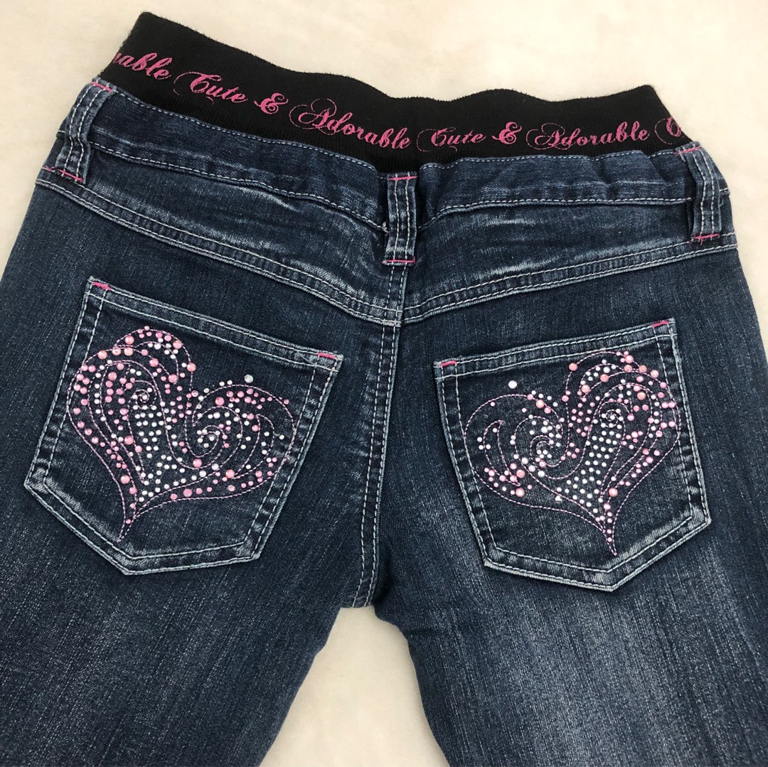 y2k retro vintage style (japan/japanese brand) straight cut denim maong ...