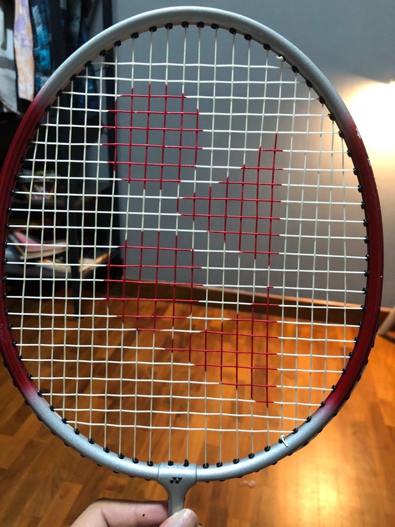 Yonex GR 301 Aluminum Strung Badminton Racquet(Red) with Head Cover ...
