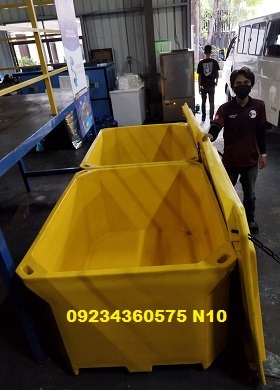 1000 Liters Cooler Box Fiber plastic Tuna Fish Box, Furniture & Home ...