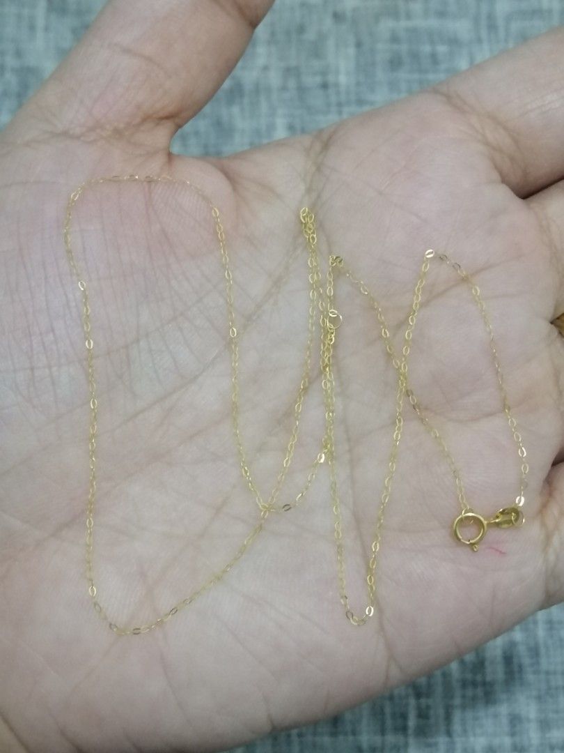 18k Gold Fine Tauco Chain on Carousell
