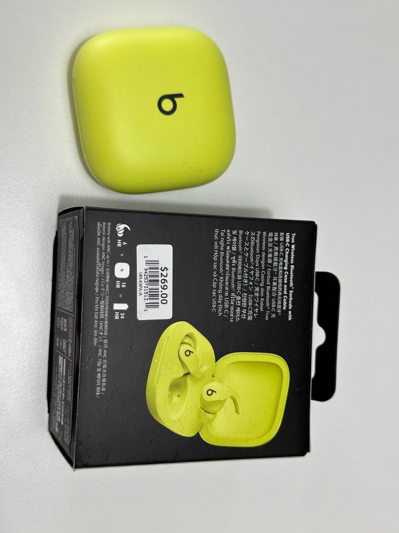 1 week old Beats fit pro volt yellow 99% bought mbs 19th june, Audio ...