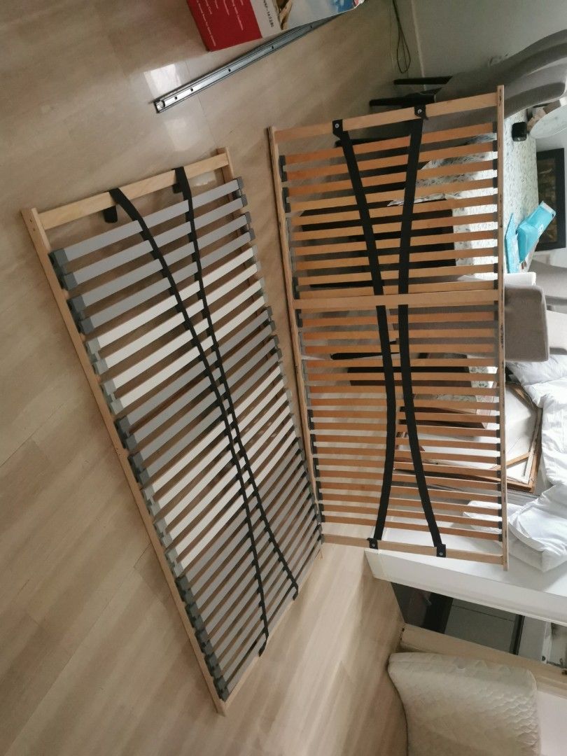 2 Free IKEA bed slats 90x200, Furniture & Home Living, Furniture, Bed ...