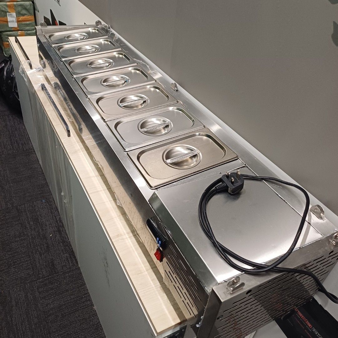 7 SLOTS FOOD CHILLER BAIN MARIE, TV & Home Appliances, Kitchen ...