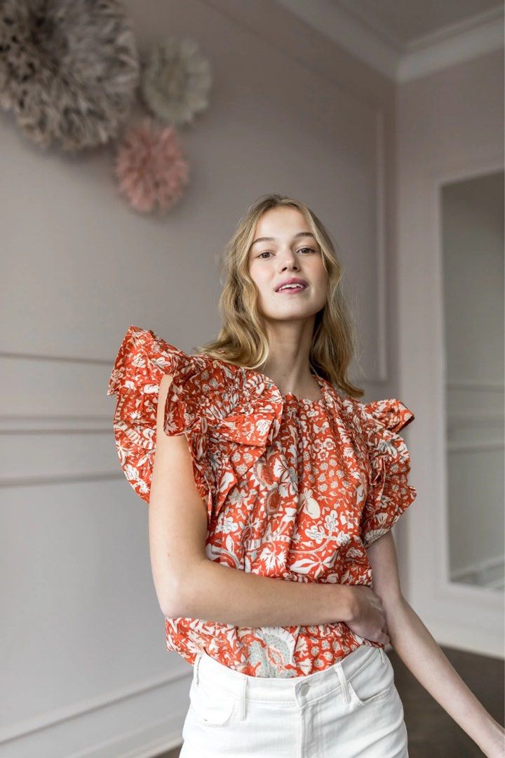 Ulla Johnson Elora Top, Women's Fashion, Tops, Other Tops on Carousell