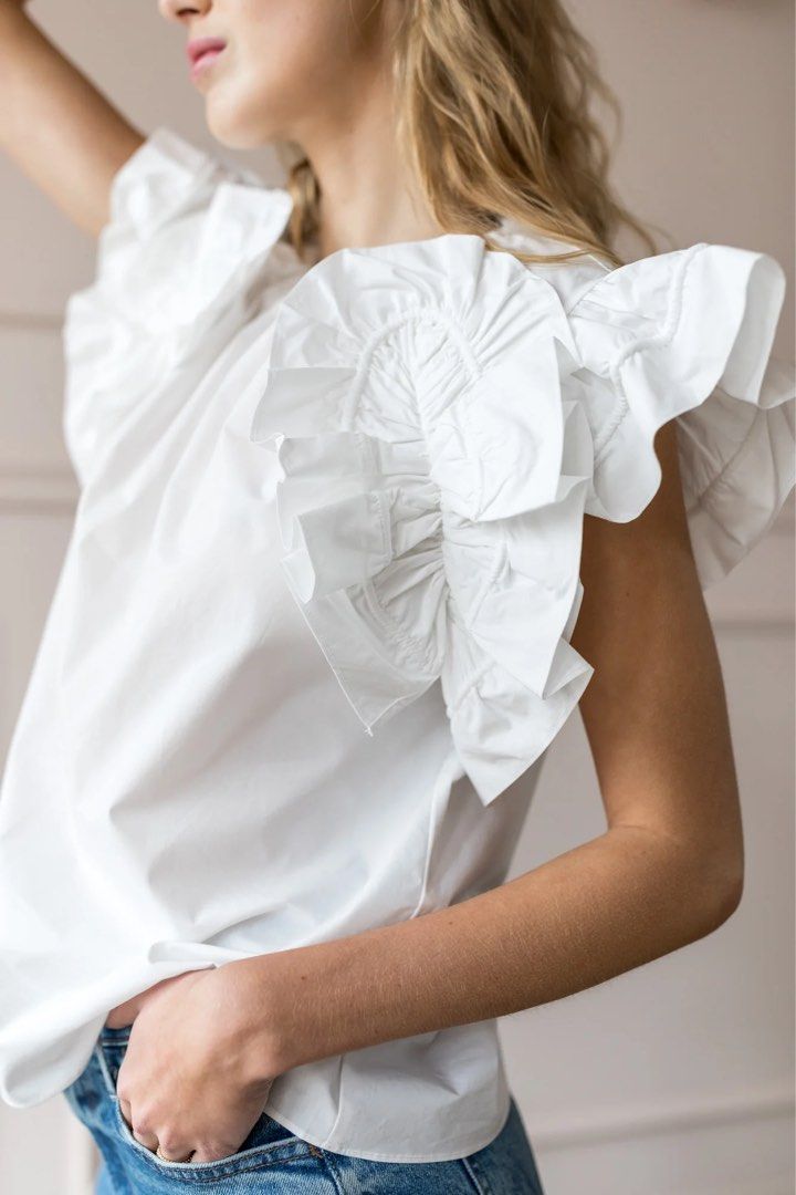 Ulla Johnson Elora Top, Women's Fashion, Tops, Other Tops on Carousell