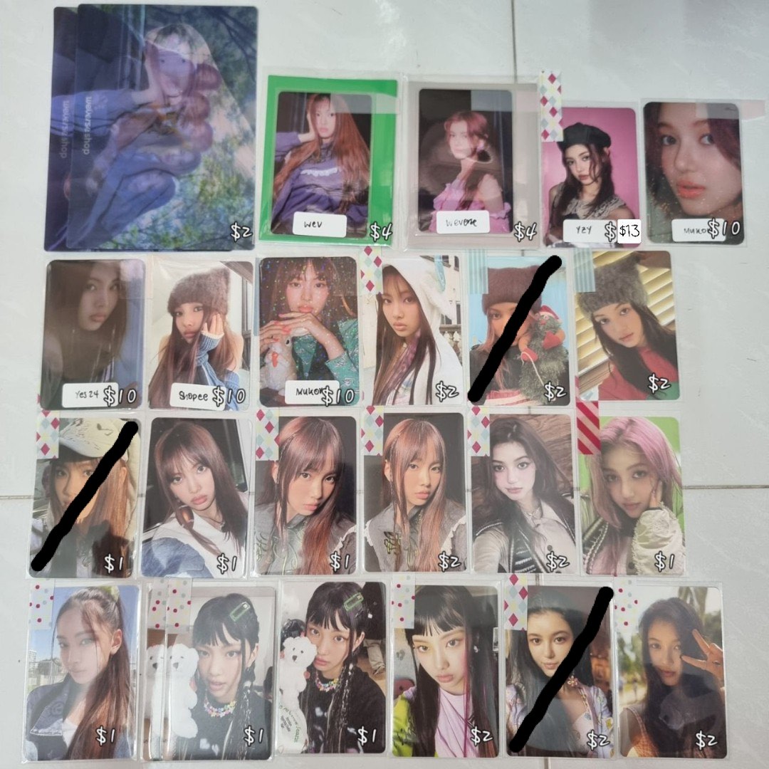 [ WTS ] Newjeans New jeans Haerin minji hanni danielle hyein omg weverse message card bluebook ...
