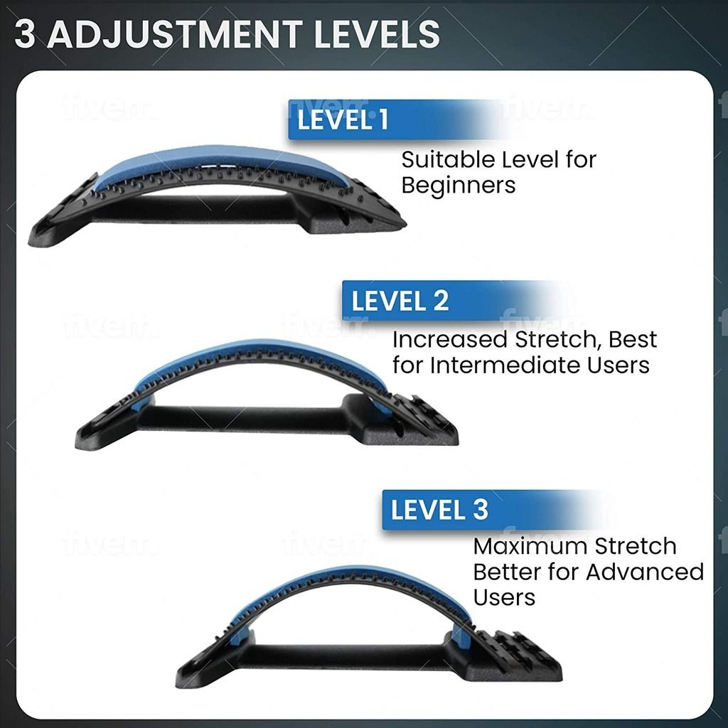 ack Stretcher Magnetic Lumbar Support Back Massager Orthopedic for ...